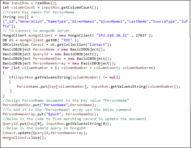Data Structuring: MongoDB Integration with IBM DataStage